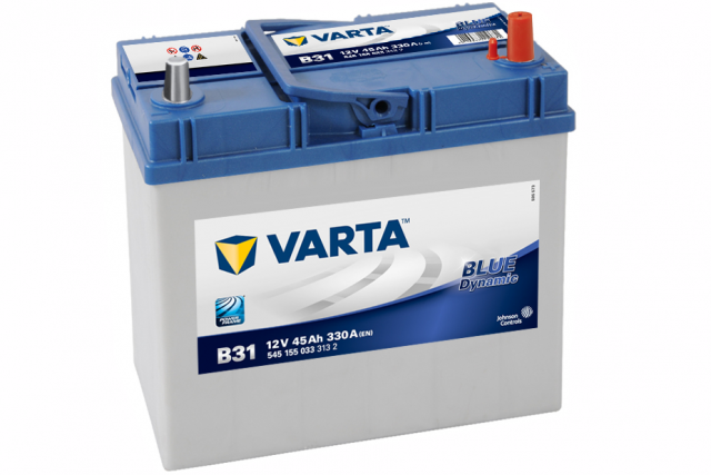 Bilbatteri - VARTA B31 BLUE DYNAMIC - 545 155 033 (12 volt, 45 amp) - VARTA - Autofix.nu